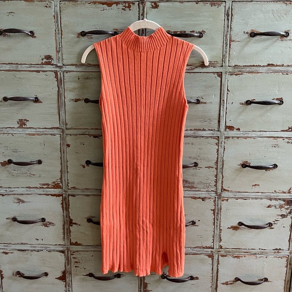 big water blue sky | Dresses | Tight Orange Dress | Poshmark